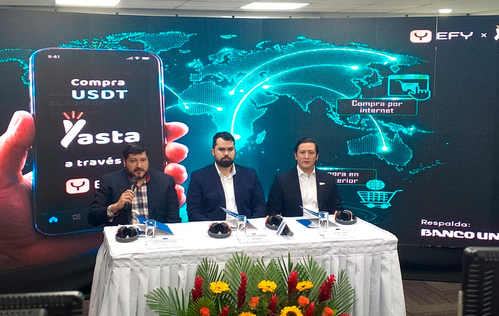 Banco Unión lanza nueva funcionalidad de Yasta para comprar USDT a ...